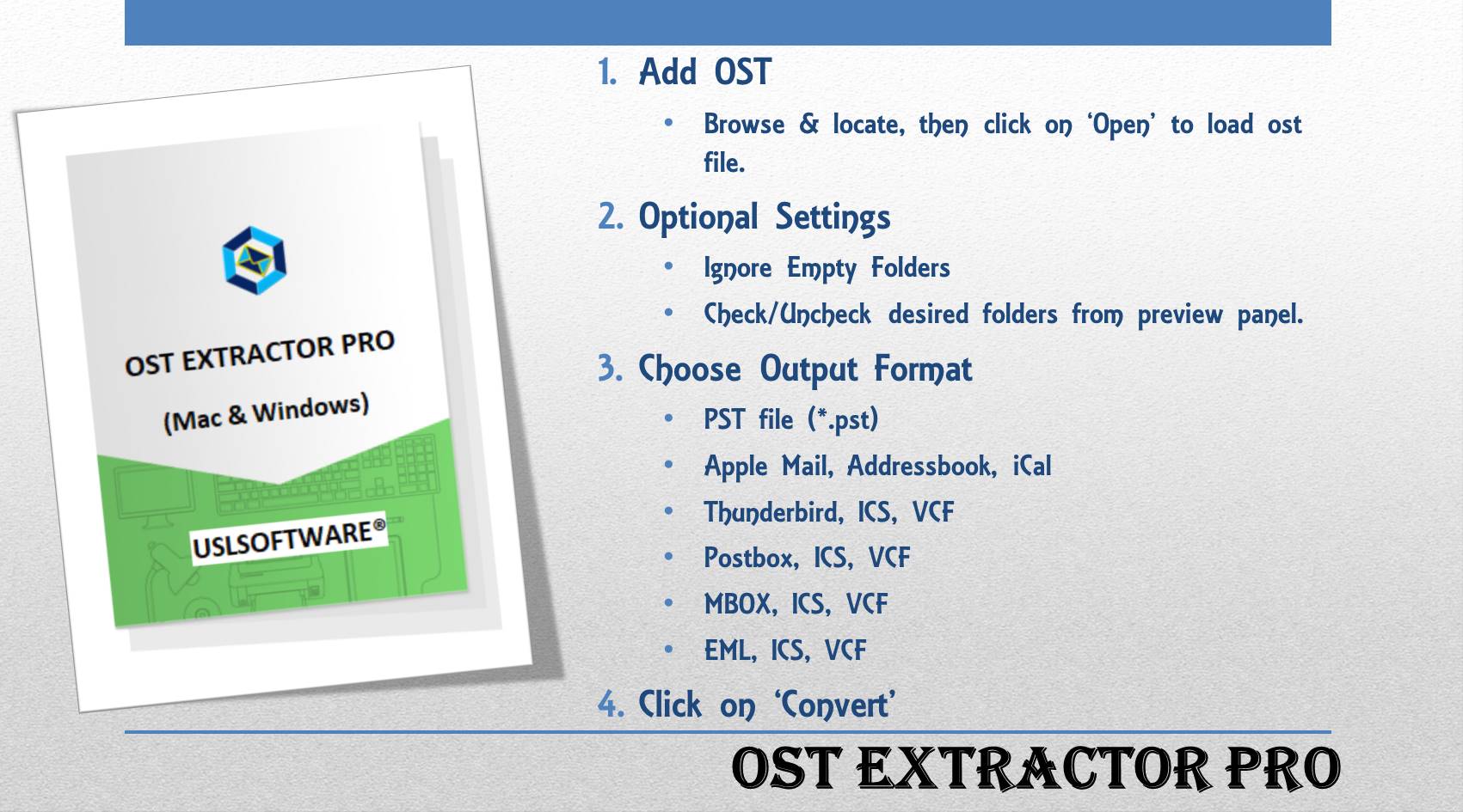 Face no more trouble in converting Microsoft OST to PST! - GBROtech